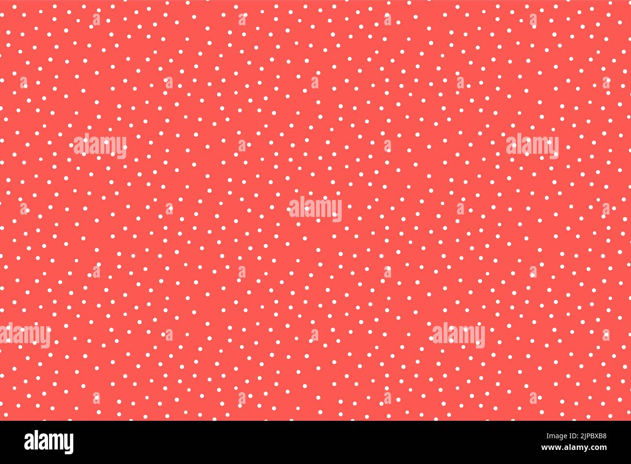 Hand drawn red polka dot background Vector illustration Stock Vector ...