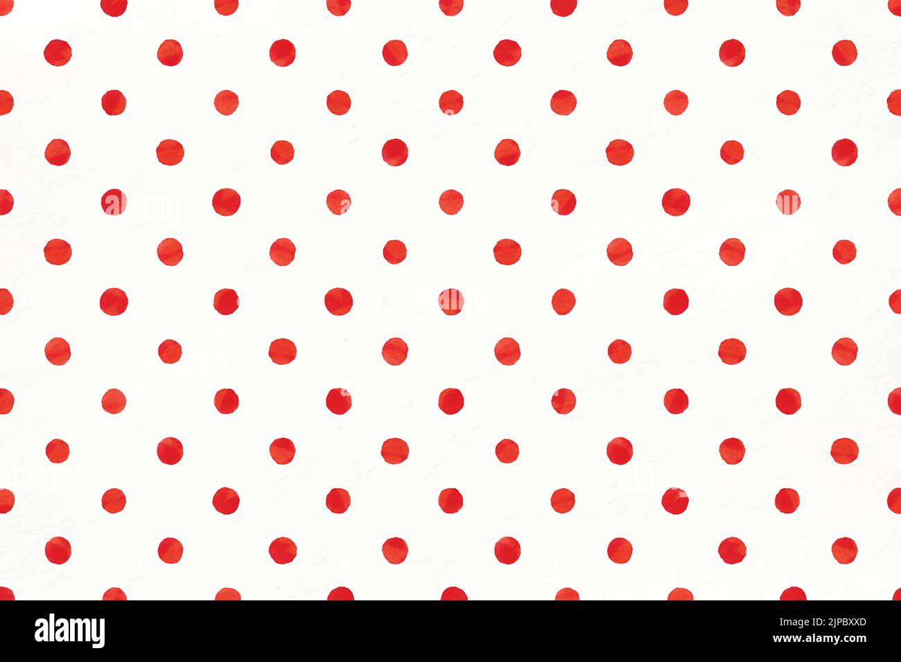 Watercolor red polka dot design Vector illustration Stock Vector Image ...