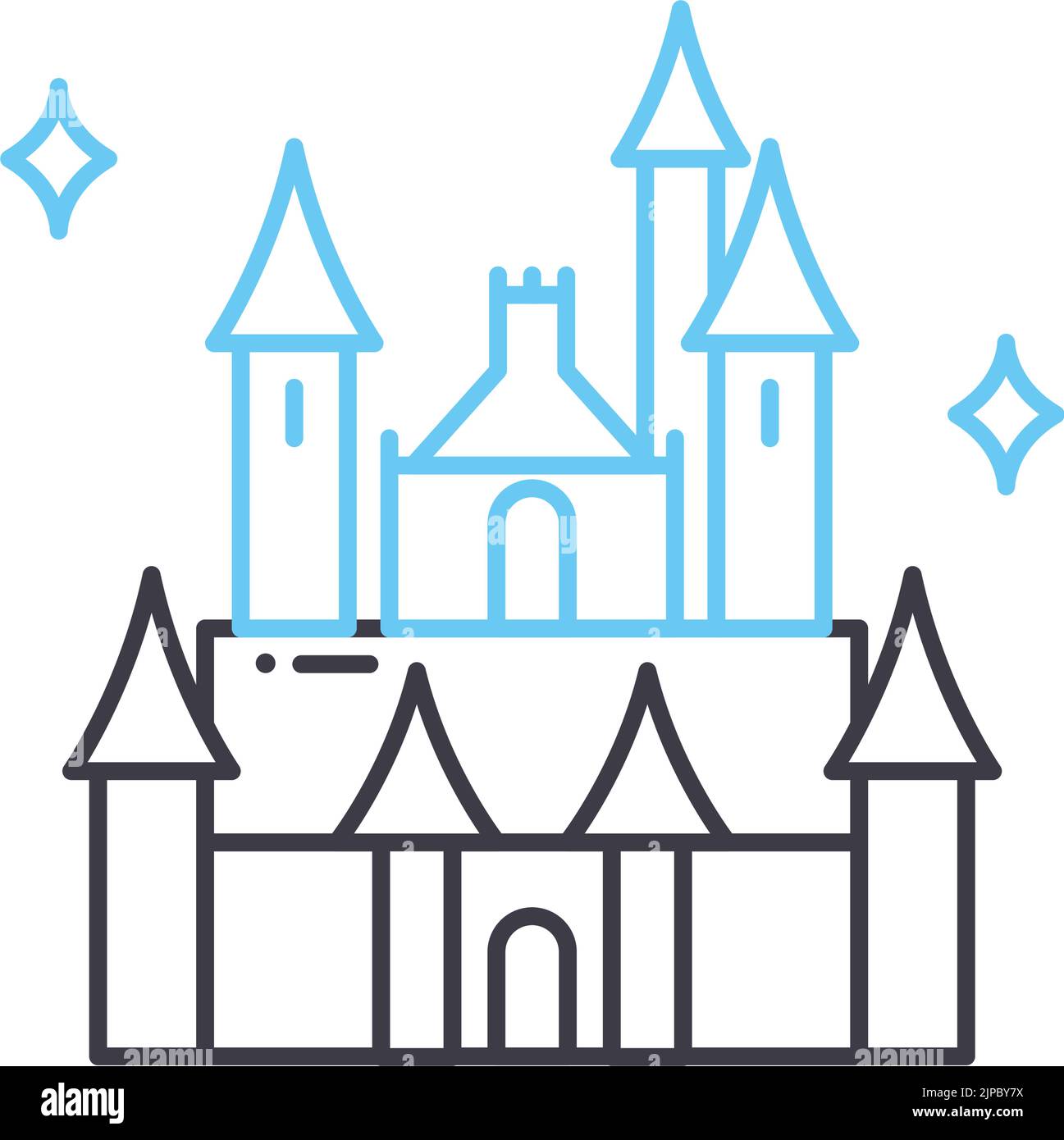 genre line icon, outline symbol, vector illustration, concept sign ...