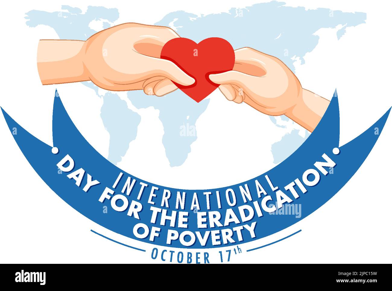 International Day For The Eradication Of Poverty Illustration Stock