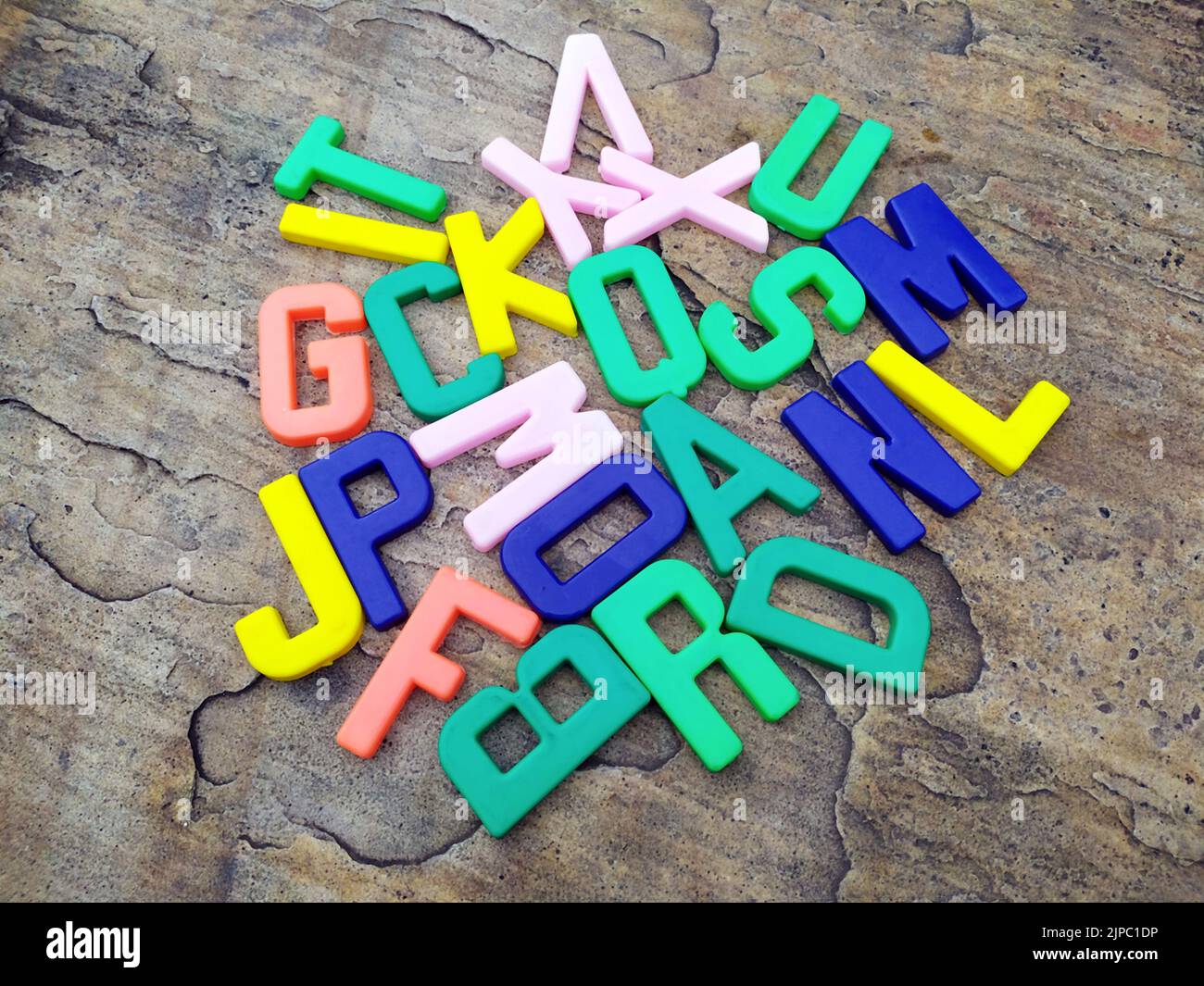 Multi color 3d letters alphabet hi-res stock photography and images - Alamy