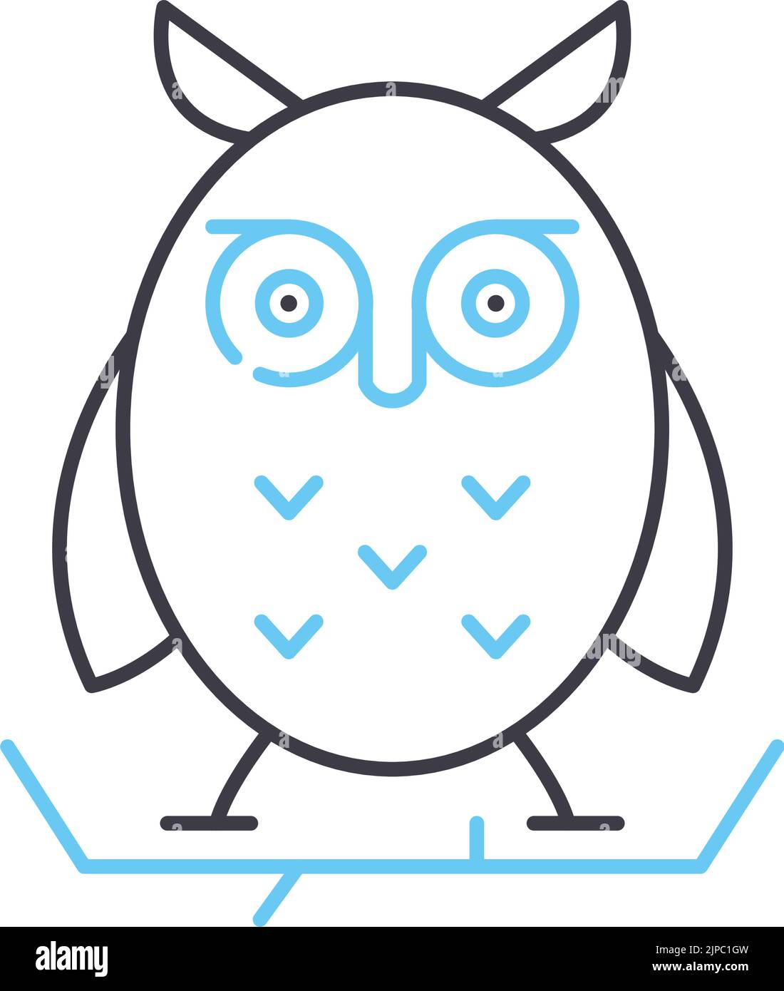 Owl learning symbol Stock Vector Images - Alamy