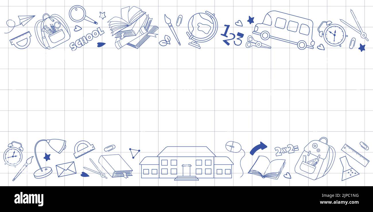 Back to school vector Stock Vector Image & Art - Alamy