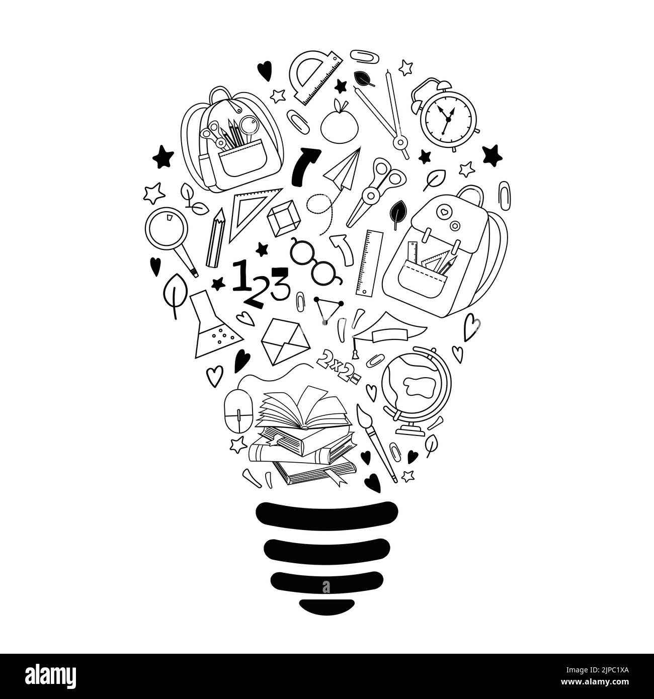 School child education book Black and White Stock Photos & Images - Alamy