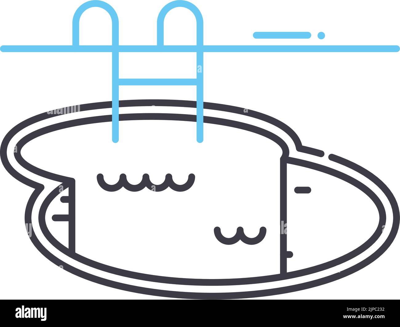 Outline swimming pool hi-res stock photography and images - Alamy