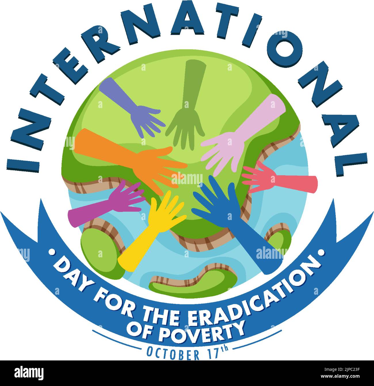International Day For The Eradication Of Poverty illustration Stock ...