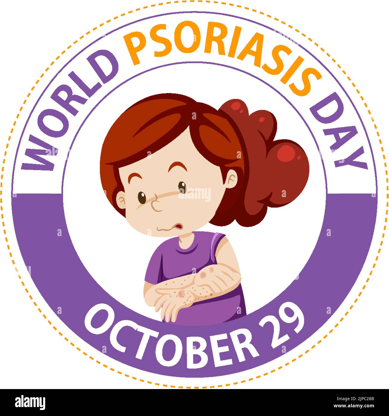World Psoriasis Day Banner Design illustration Stock Vector Image & Art ...