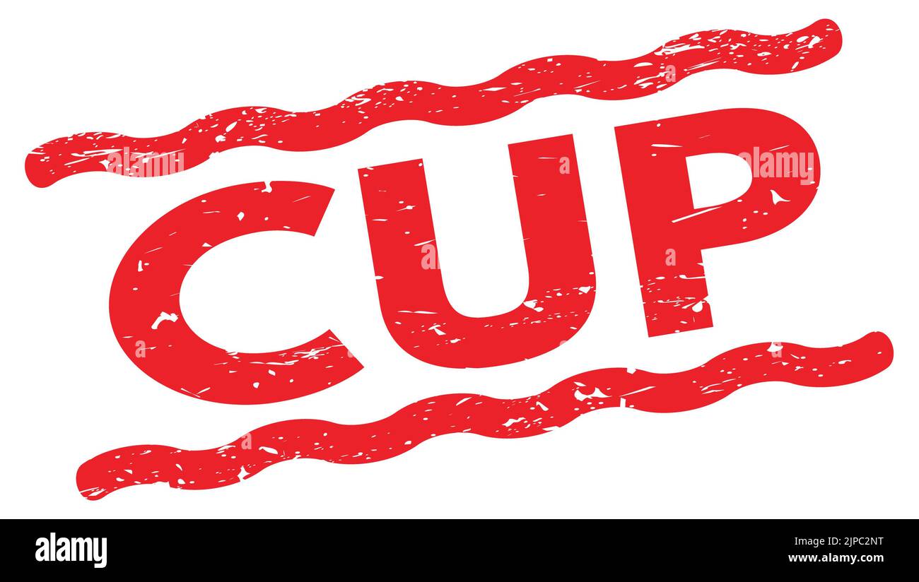 Icon cup text on Cut Out Stock Images & Pictures - Alamy