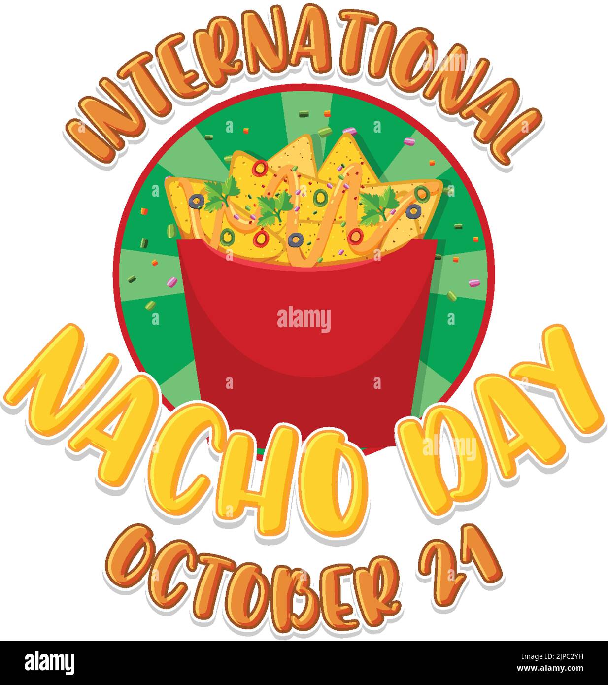 International Nacho Day Banner Design illustration Stock Vector Image ...
