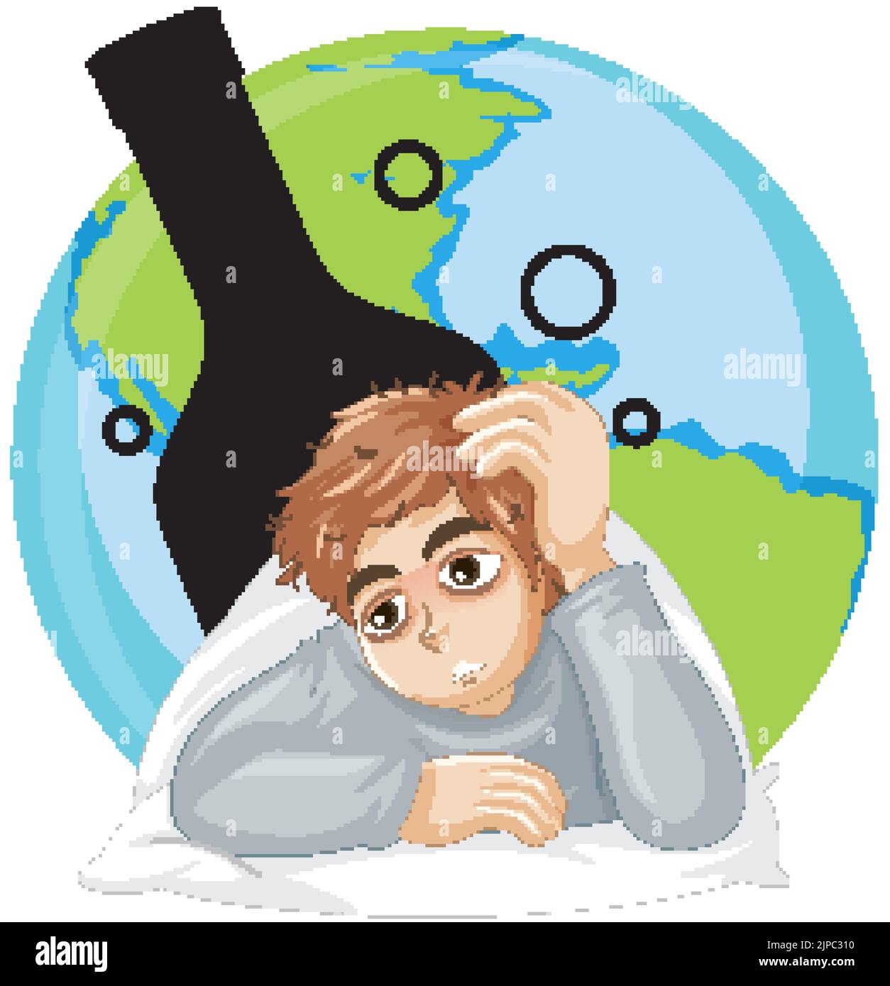 Alcoholic man cartoon character illustration Stock Vector Image & Art ...