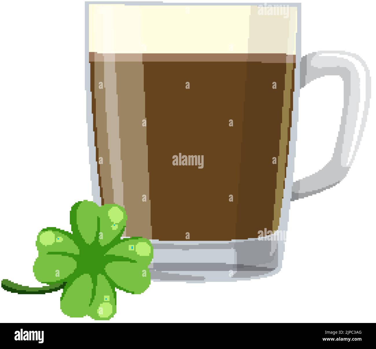 Isolated coffee cup in cartoon style illustration Stock Vector Image ...