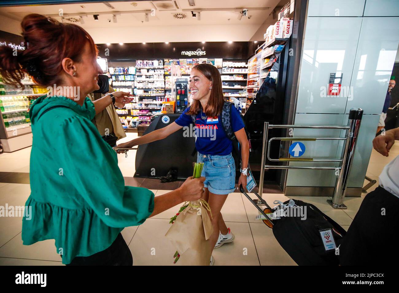 Zagreb, Croatia, on August 16, 2022, Croatia's Matea Parlov Kostro ...