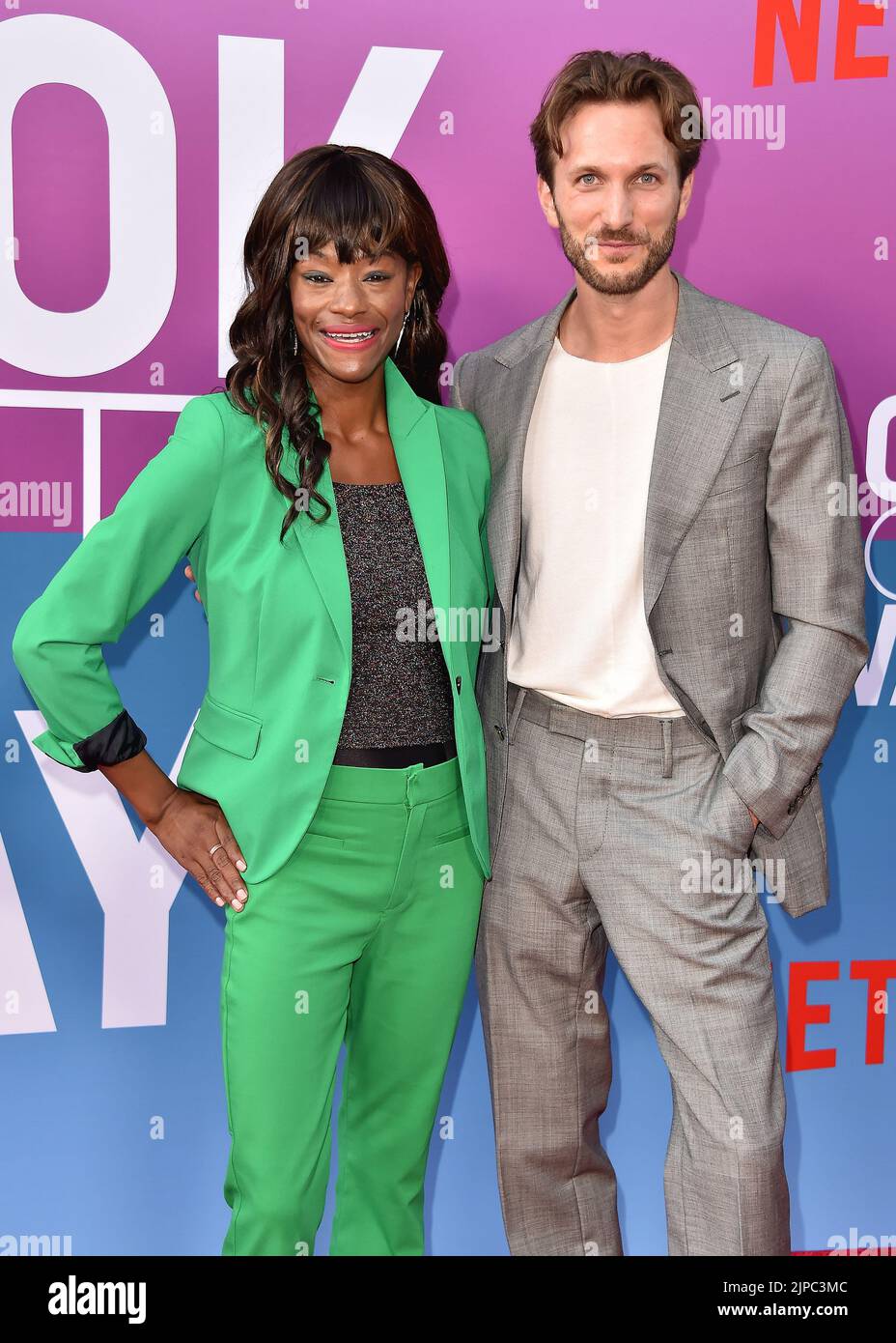 Los Angeles, USA. 16th Aug, 2022. Sufe Bradshaw and Matt Atwater ...