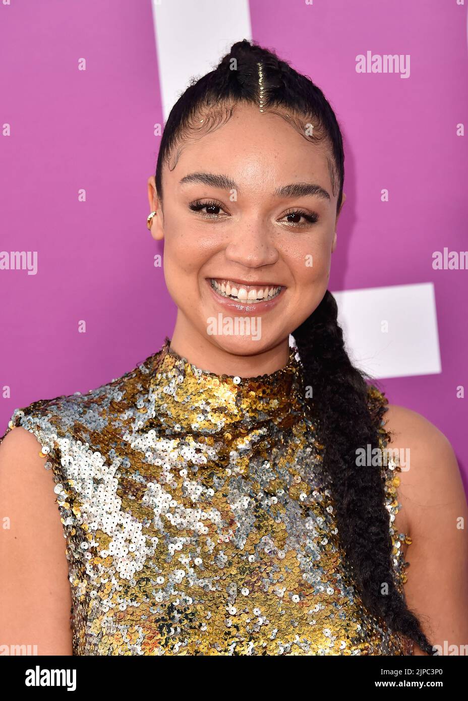 Los Angeles, USA. 16th Aug, 2022. Aisha Dee walking the red carpet at ...