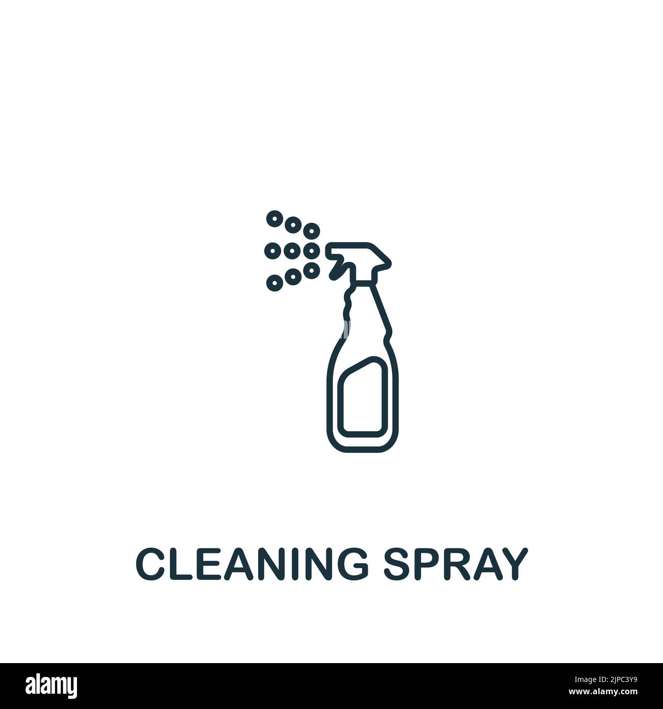Cleaning Spray icon. Line simple icon for templates, web design and ...
