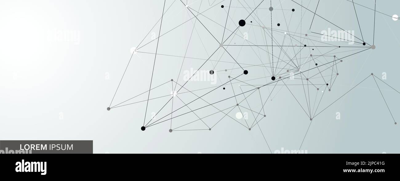 Vector connect triangle structure design. Modern background. Abstract ...