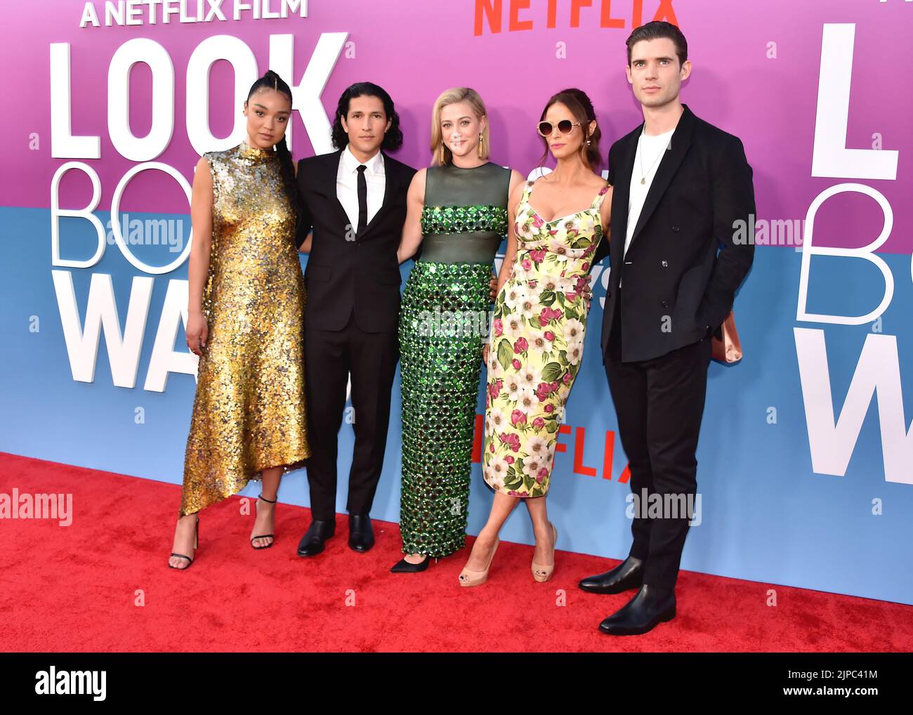 Los Angeles, USA. 16th Aug, 2022. Aisha Dee, Danny Ramirez, Lili ...