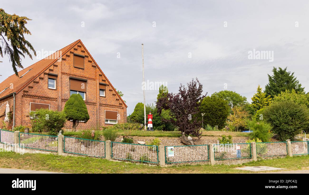 Ruterberg, Germany - August: Street view Ruterberg village in ...