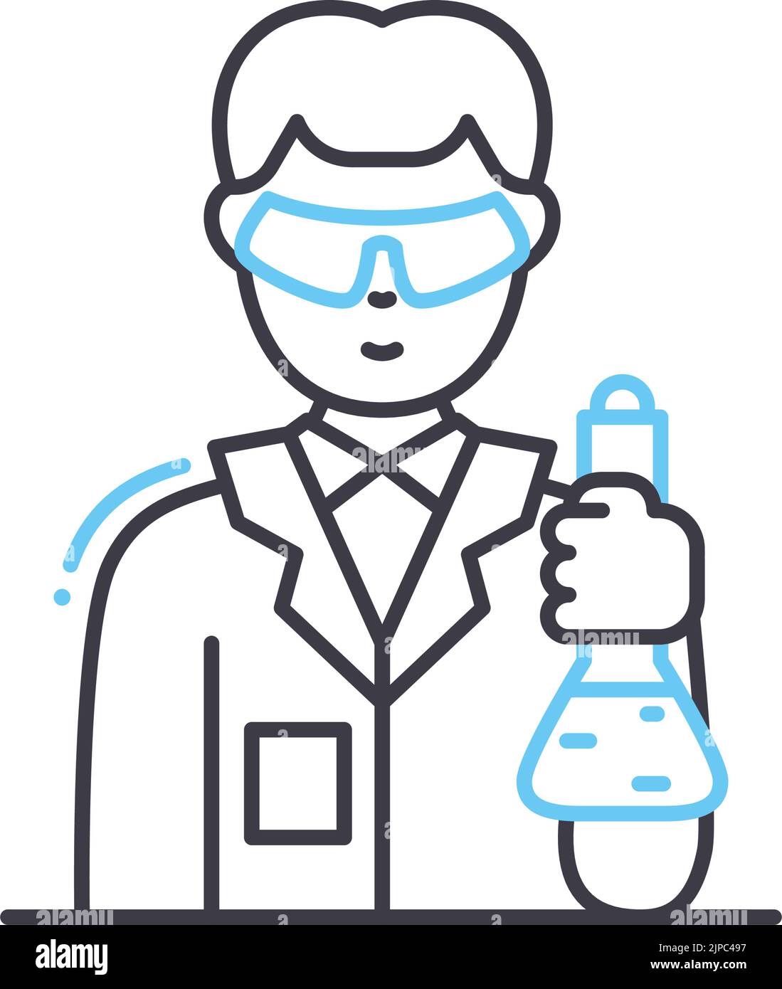 Laboratory scientist Stock Vector Images - Alamy