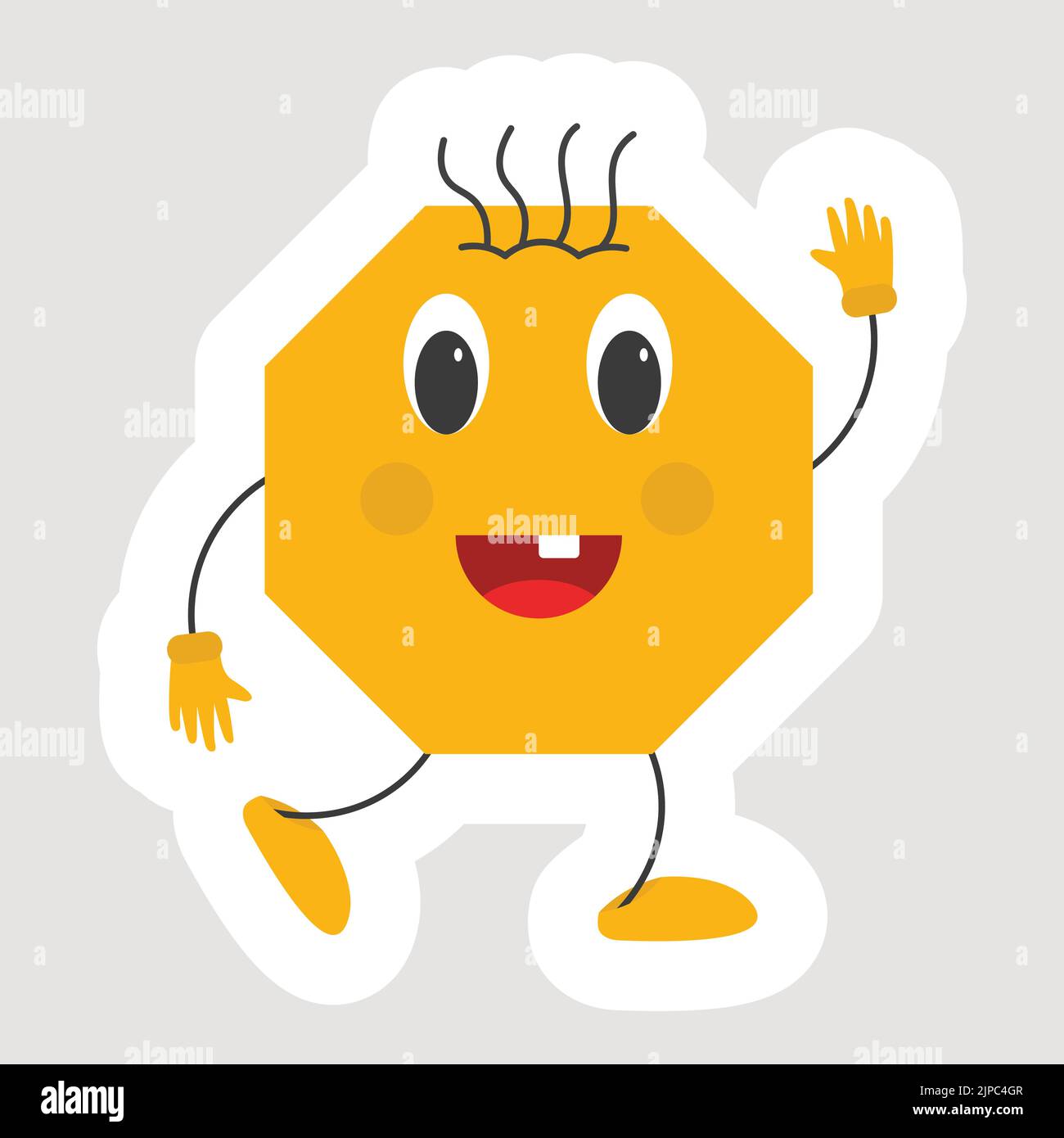 Nonagon shape Stock Vector Images - Alamy