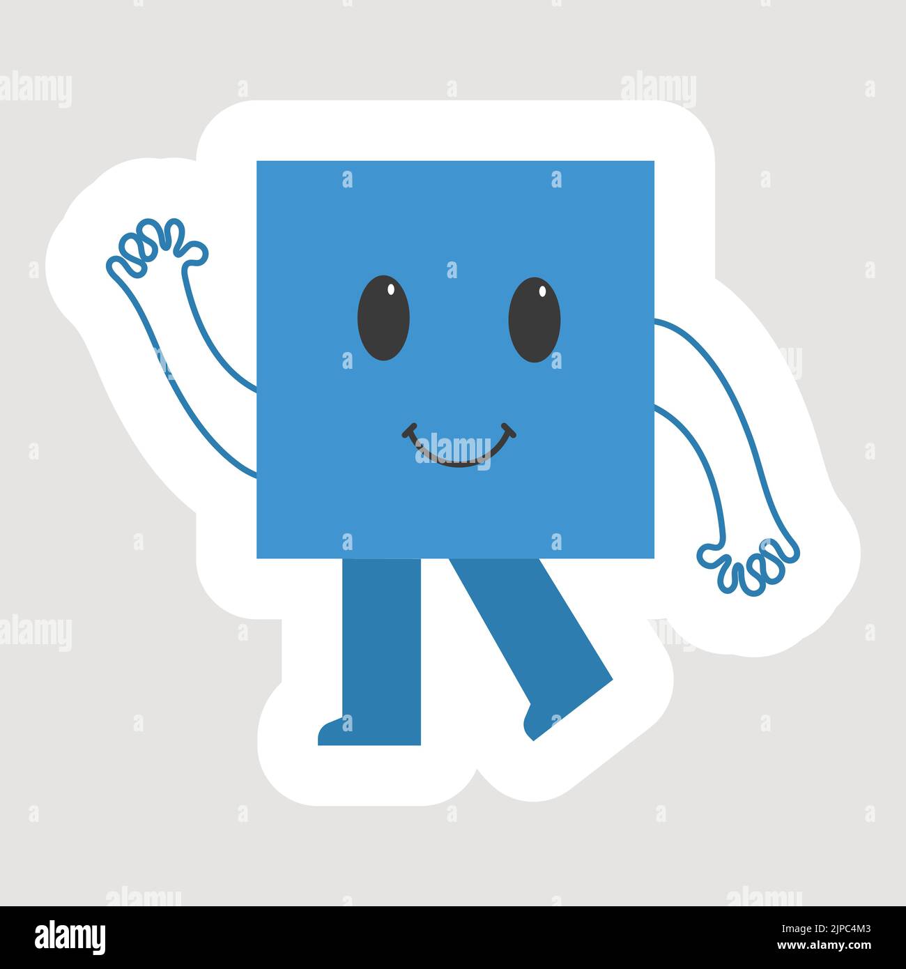 Cartoon basic geometric hi-res stock photography and images - Alamy