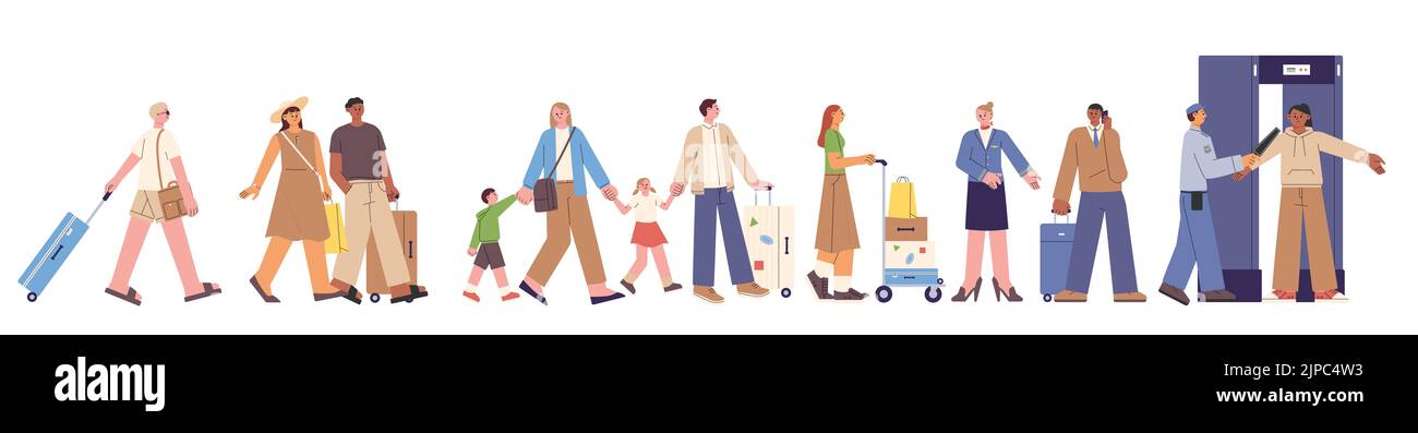 Airport security body scan Cut Out Stock Images & Pictures - Alamy