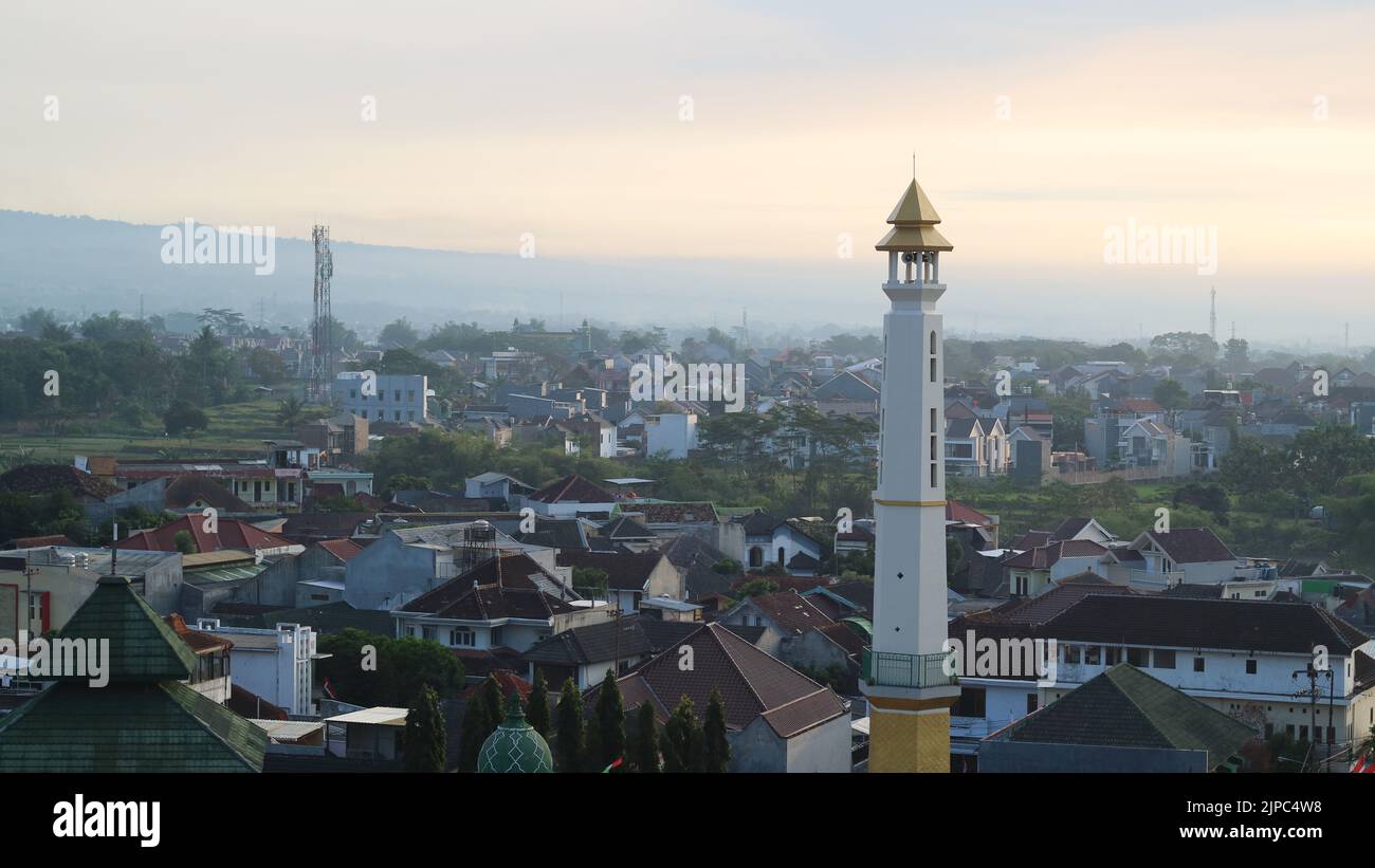 panoramic beauty of the city of Malang in the morning Stock Photo - Alamy