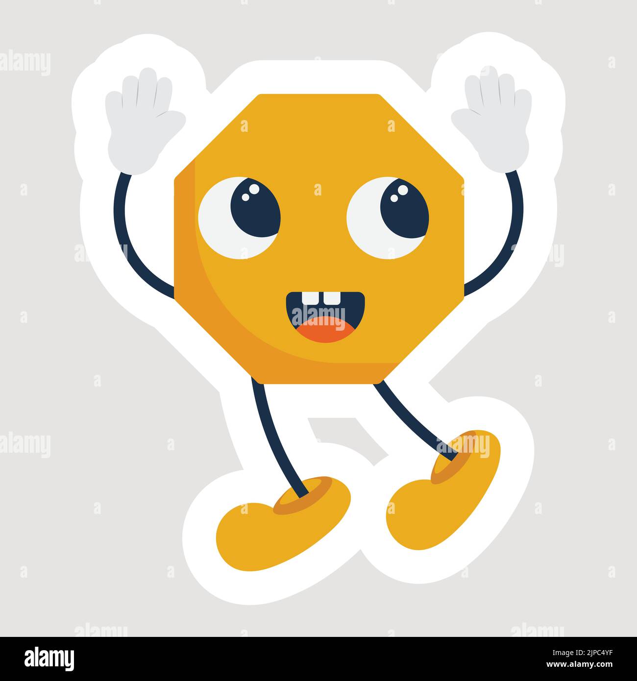 Nonagon cartoon hi-res stock photography and images - Alamy