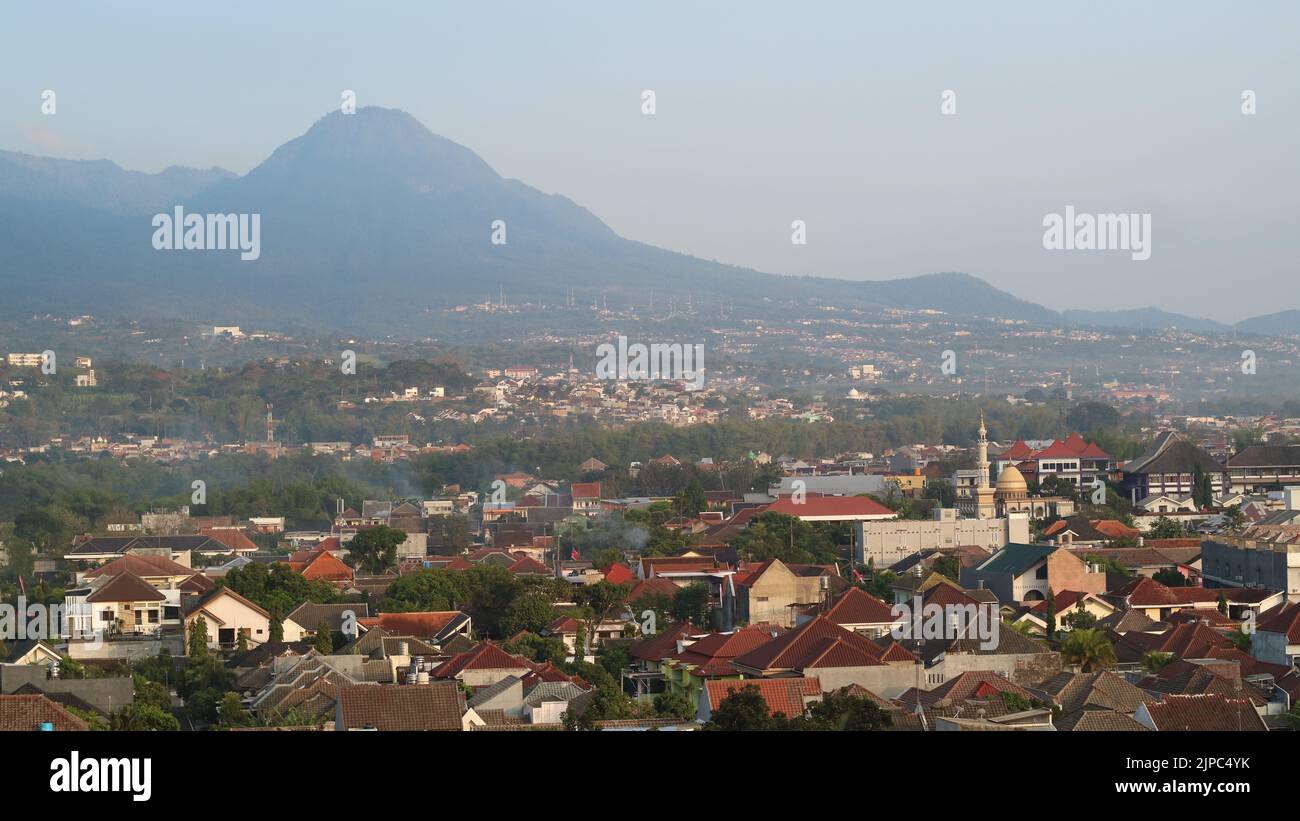 panoramic beauty of the city of Malang in the morning Stock Photo - Alamy
