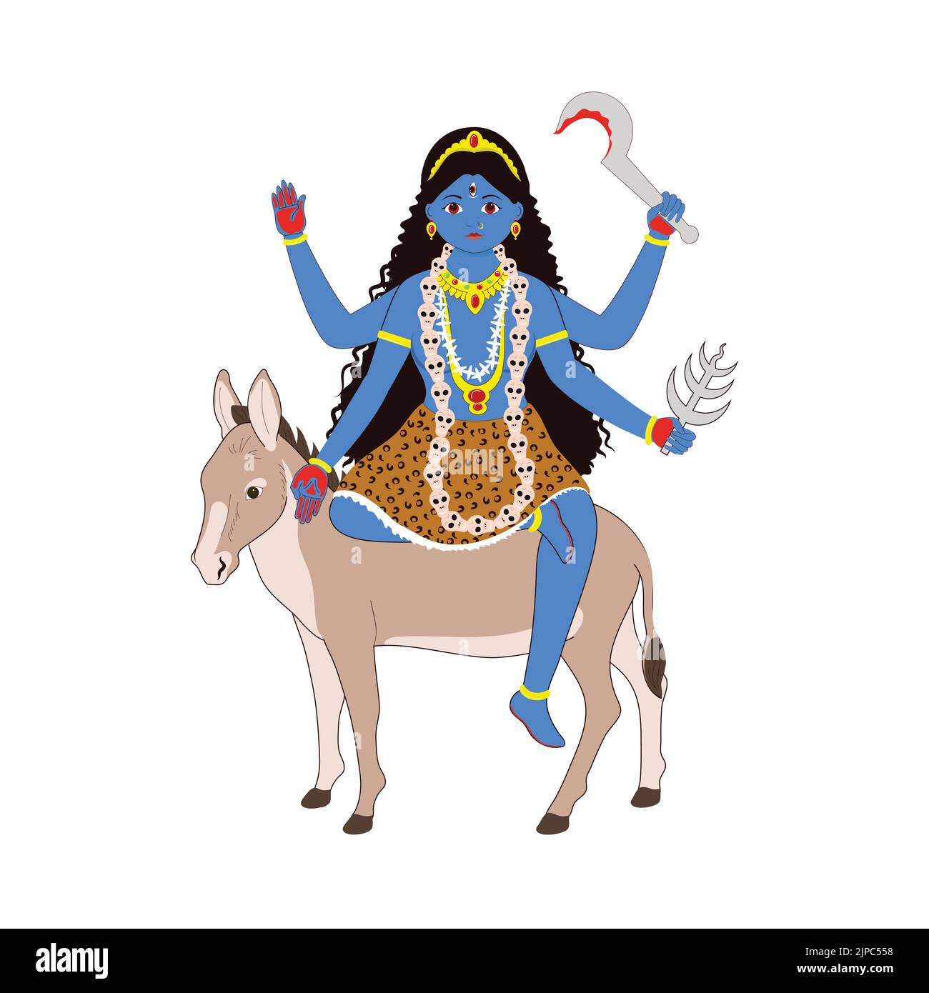 Kalaratri Stock Vector Images - Alamy