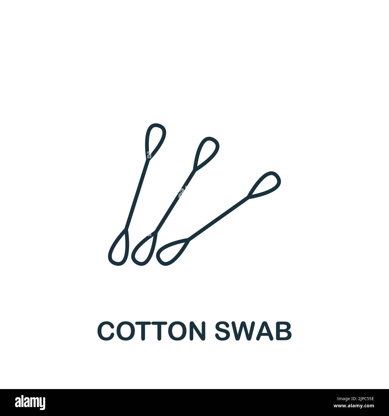 Cotton Swab icon. Line simple icon for templates, web design and ...