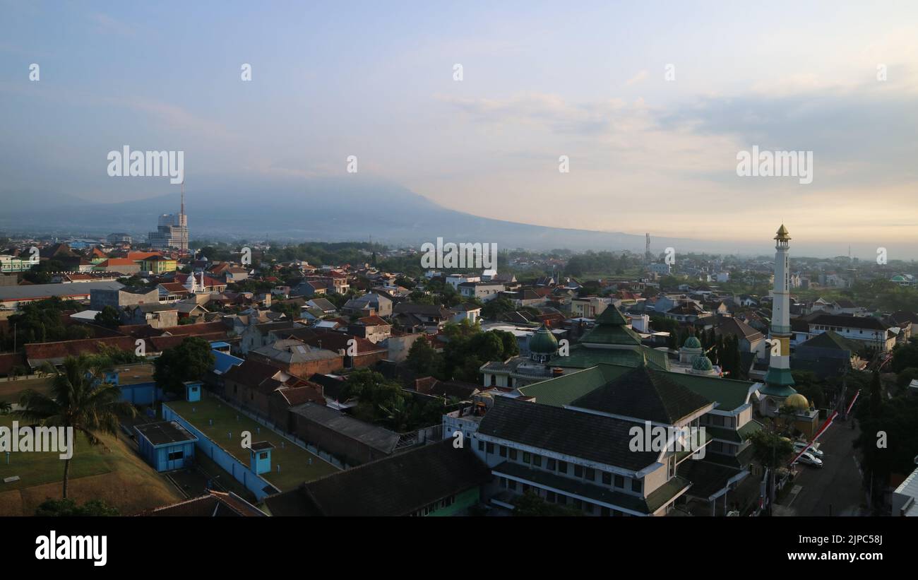 panoramic beauty of the city of Malang in the morning Stock Photo - Alamy