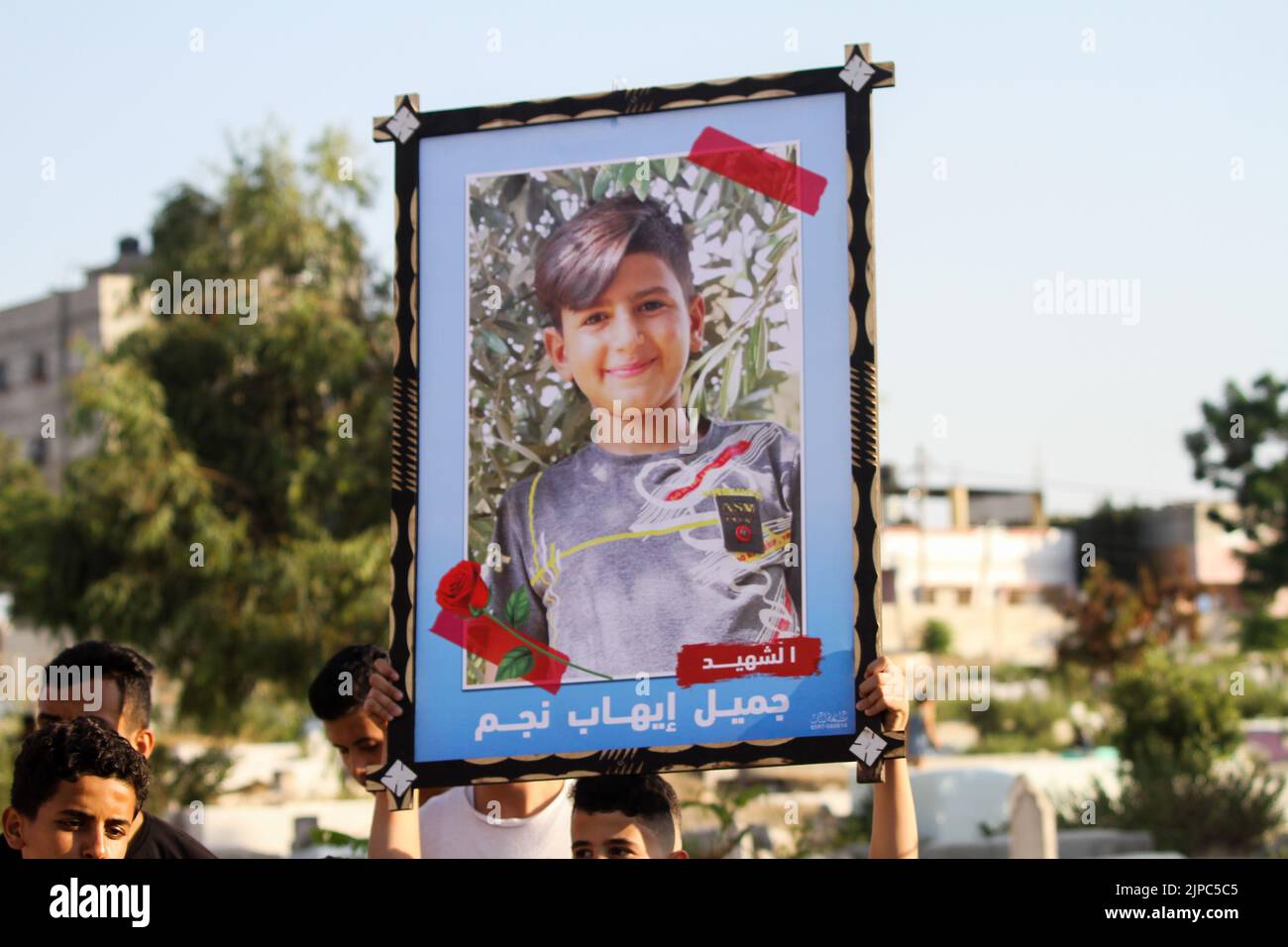 Jabalia, Gaza Strip, Palestine. 16th Aug, 2022. Gaza, Palestine. 16 ...