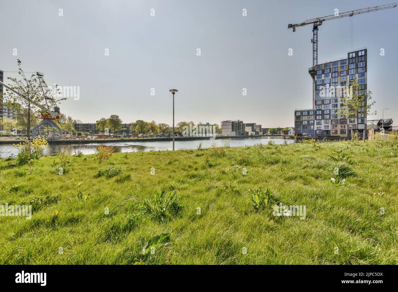 View of street near building with beauty of vagitaion outside Stock ...