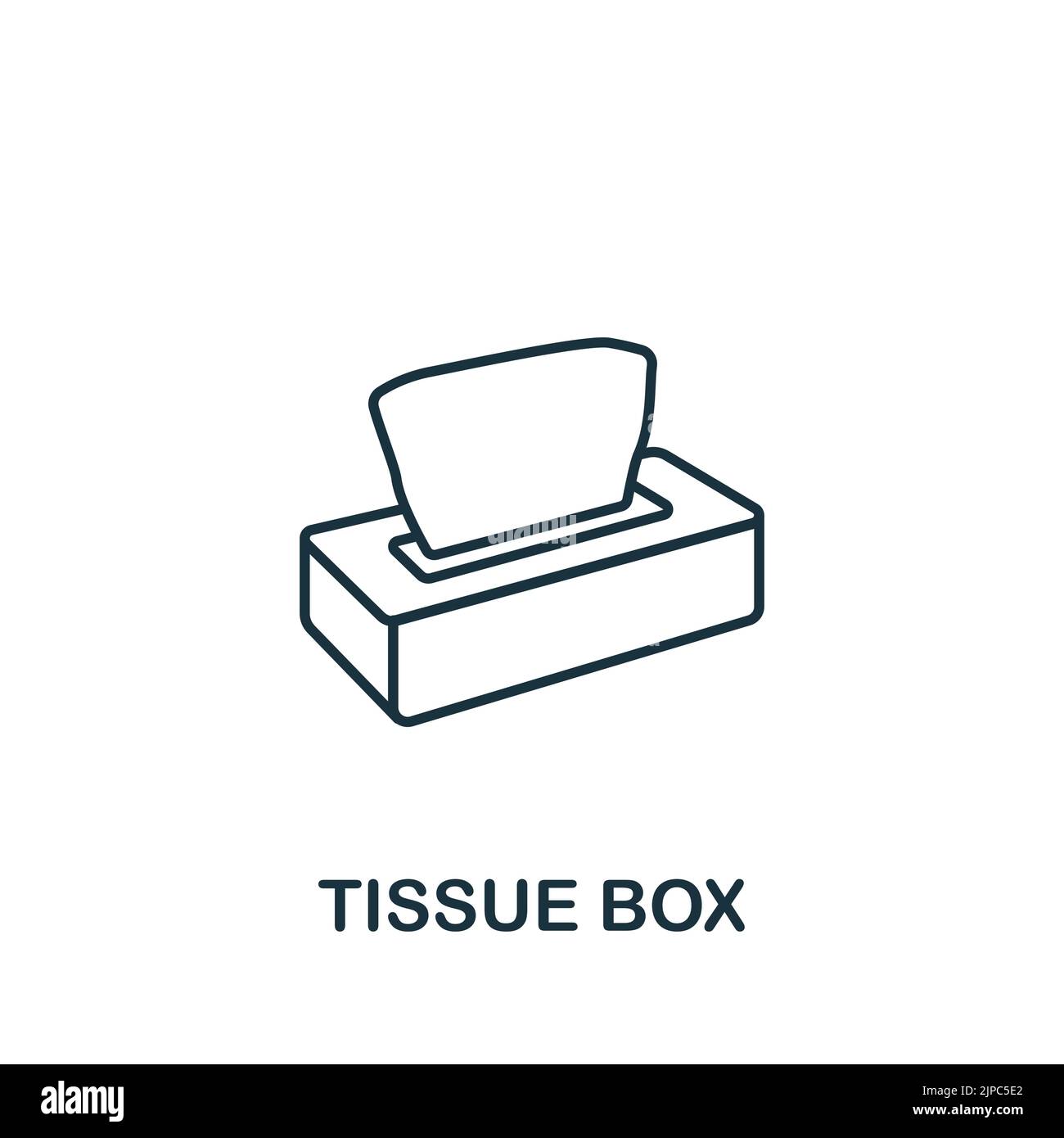 Tissue Box icon. Line simple icon for templates, web design and ...