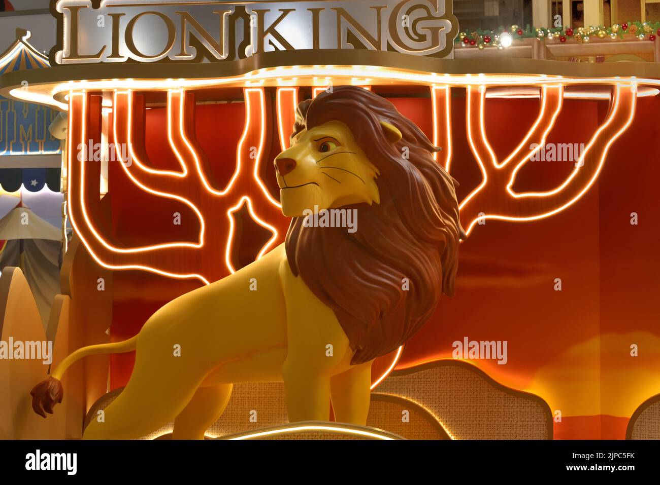 Display model of Disney Lion King Stock Photo - Alamy