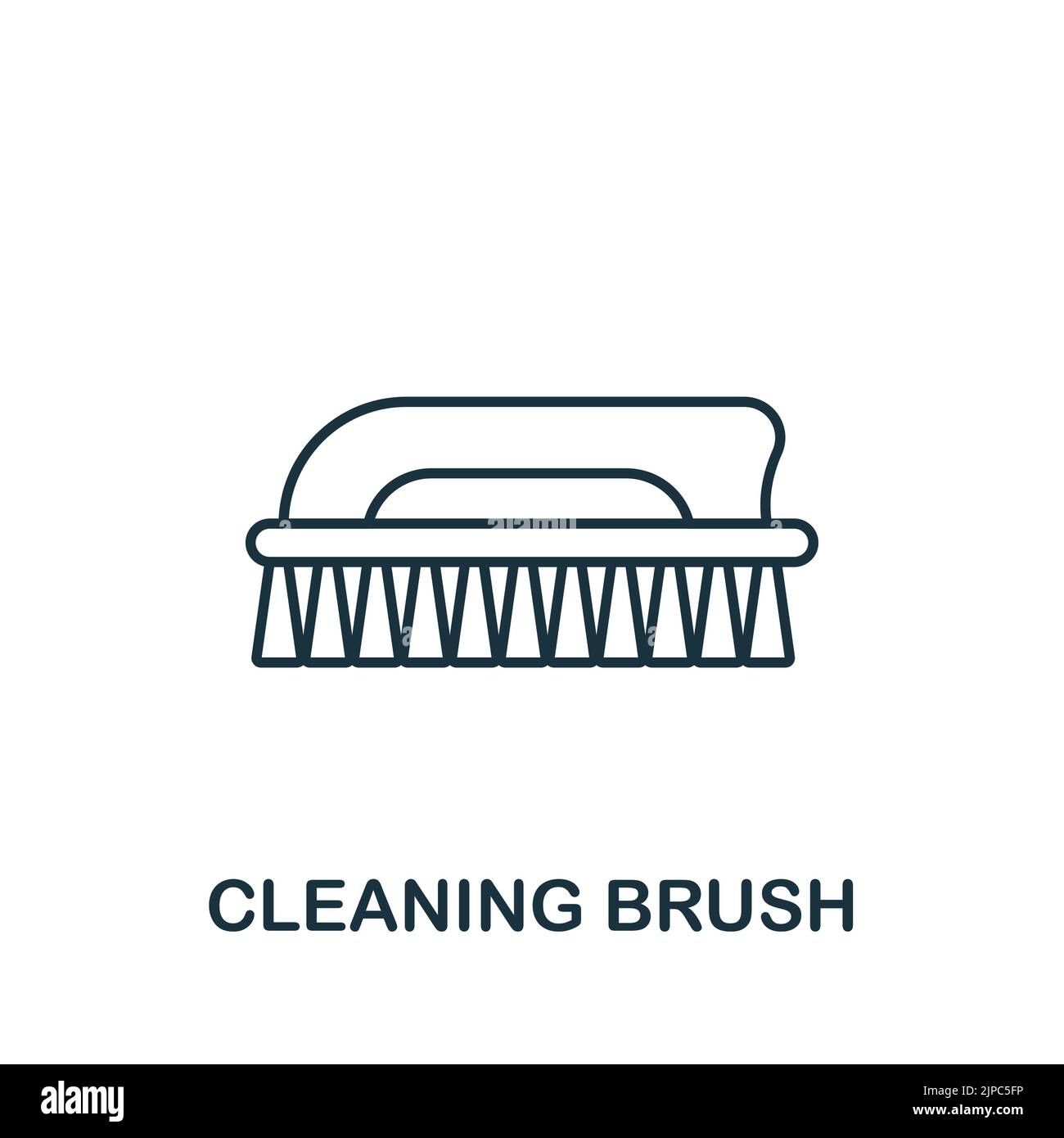 Cleaning Brush icon. Line simple icon for templates, web design and ...