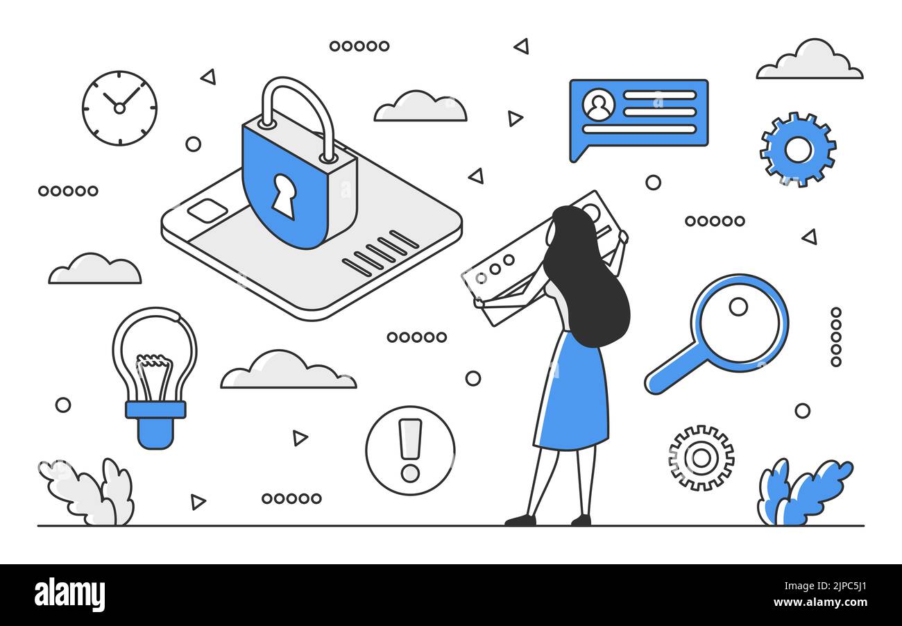 Data protection safety system. Safeguarding information and digital ...