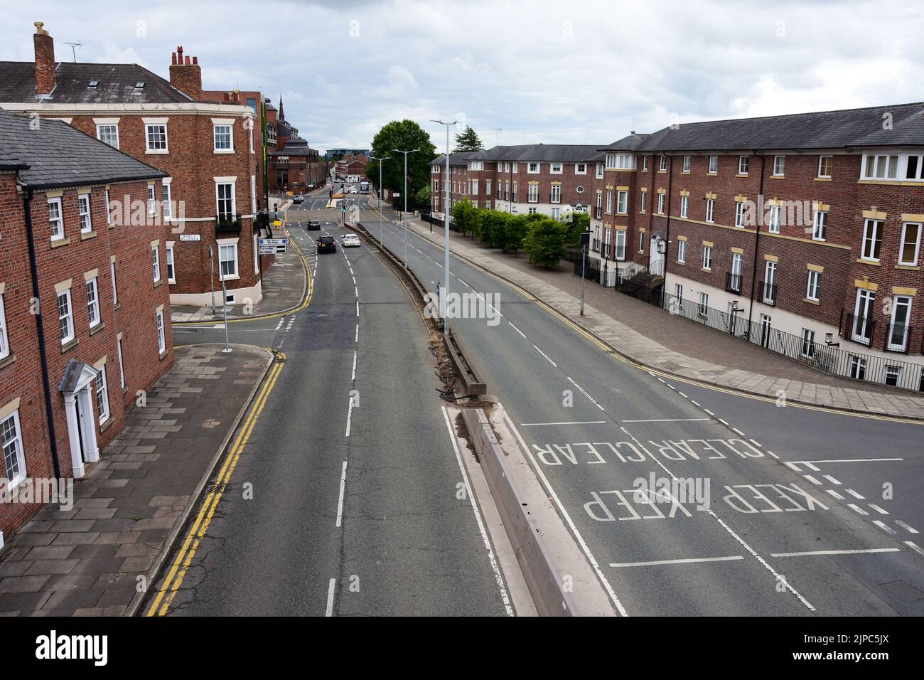 Chester, UK: Jul 3, 2022: St Martin's Way is a roadway which forms part ...