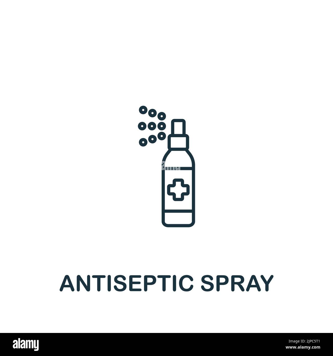 Antiseptic Spray icon. Line simple icon for templates, web design and ...