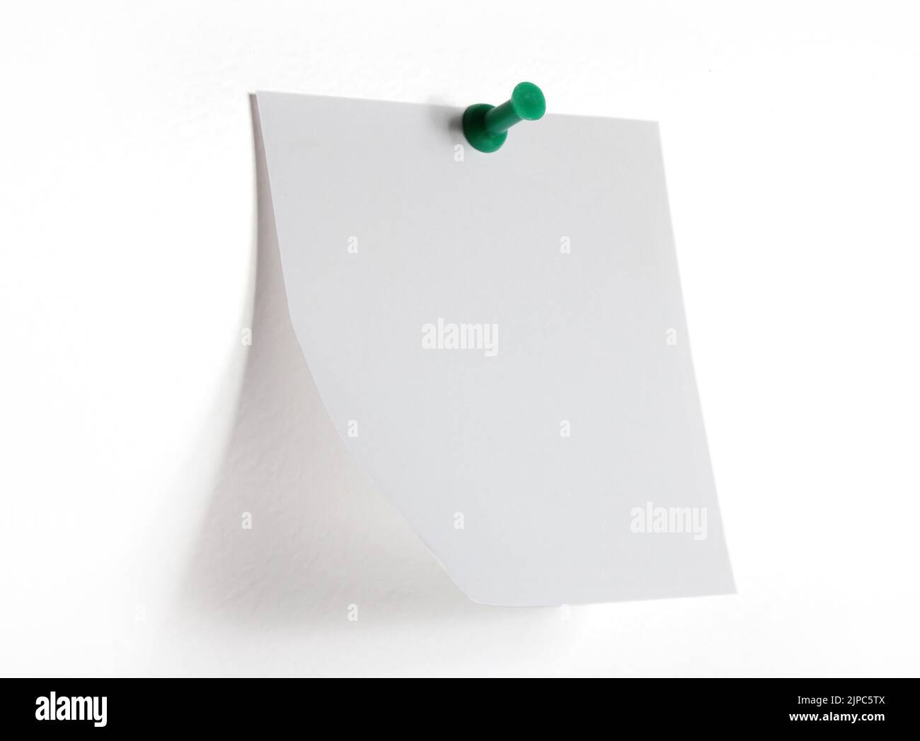 Blank note on white. Notepad Stock Photo - Alamy