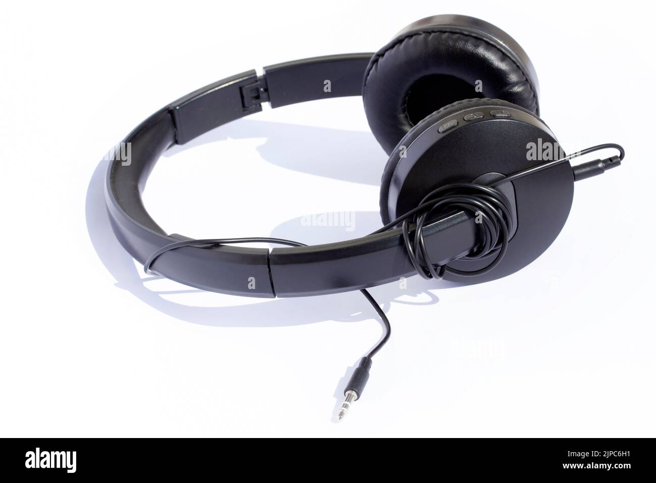 Professional headphones on a white background Stock Photo - Alamy