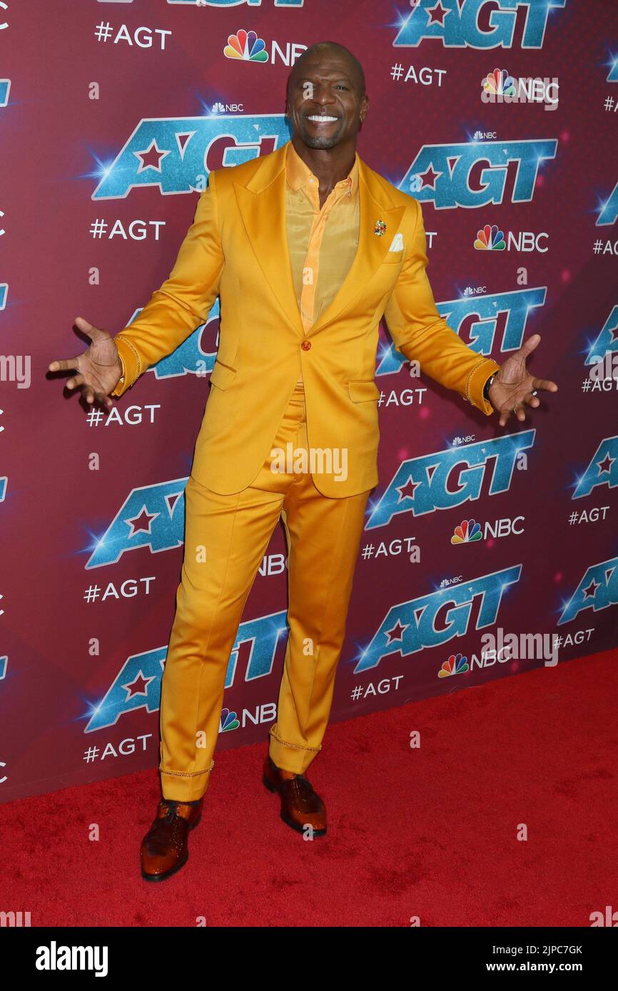 LOS ANGELES - AUG 16: Terry Crews at the America's Got Talent Season 17 - Live Show Red Carpet ...