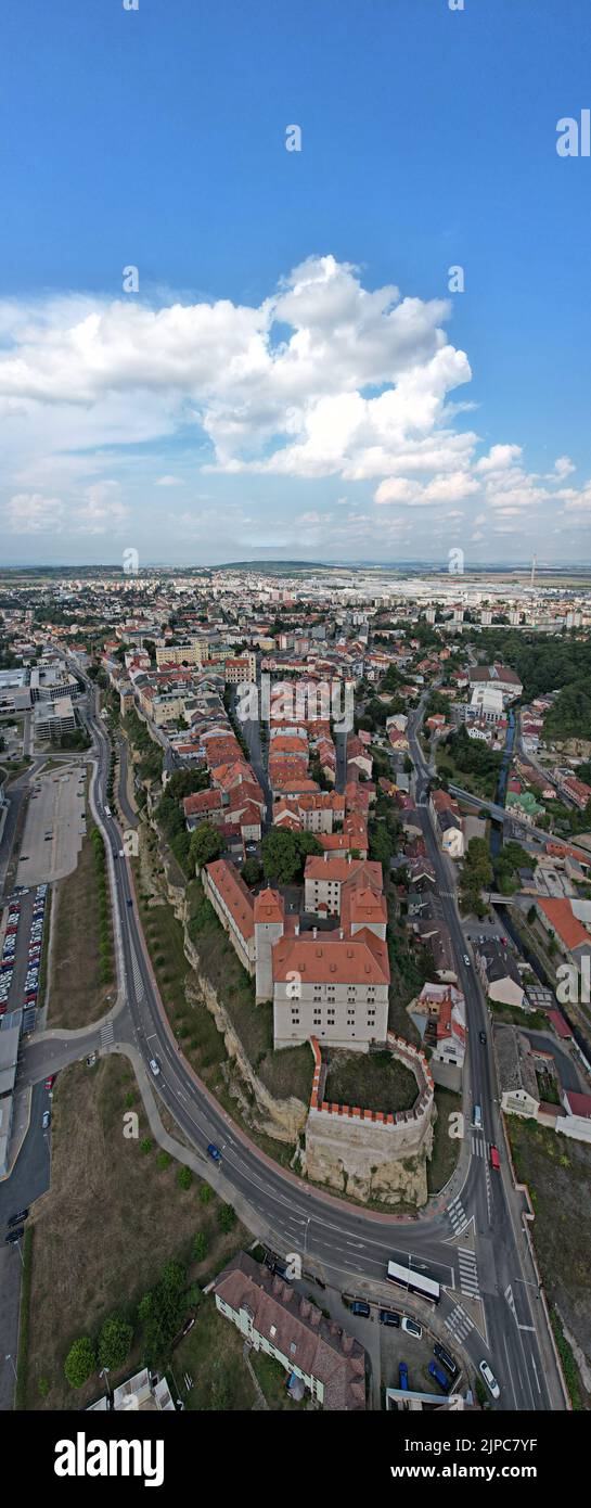 Mlada Boleslav,Czech republic,Europe,scenic aerial panorama cityscape ...