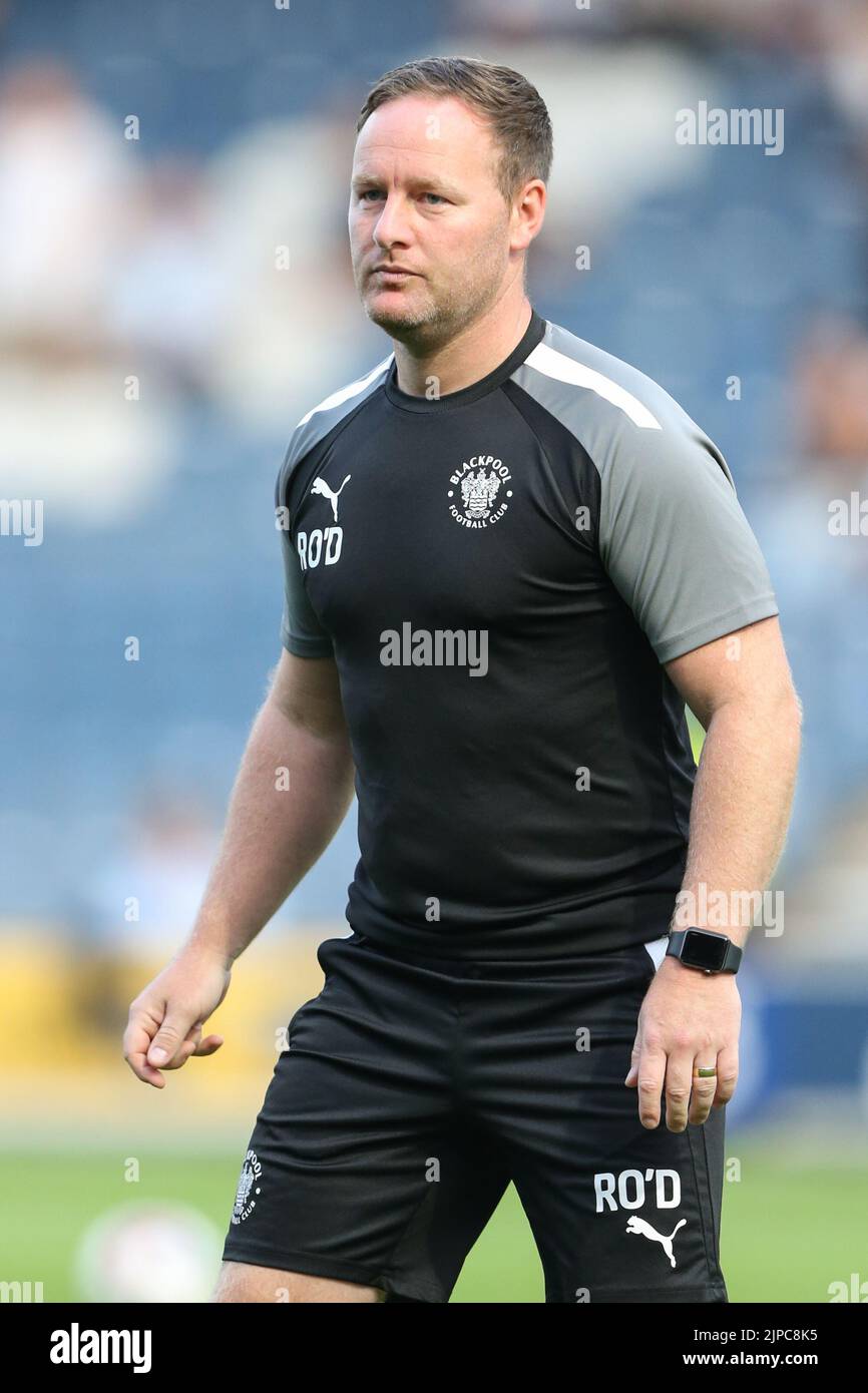 Richard O’Donnell Assistant Head Coach of Blackpool Stock Photo - Alamy