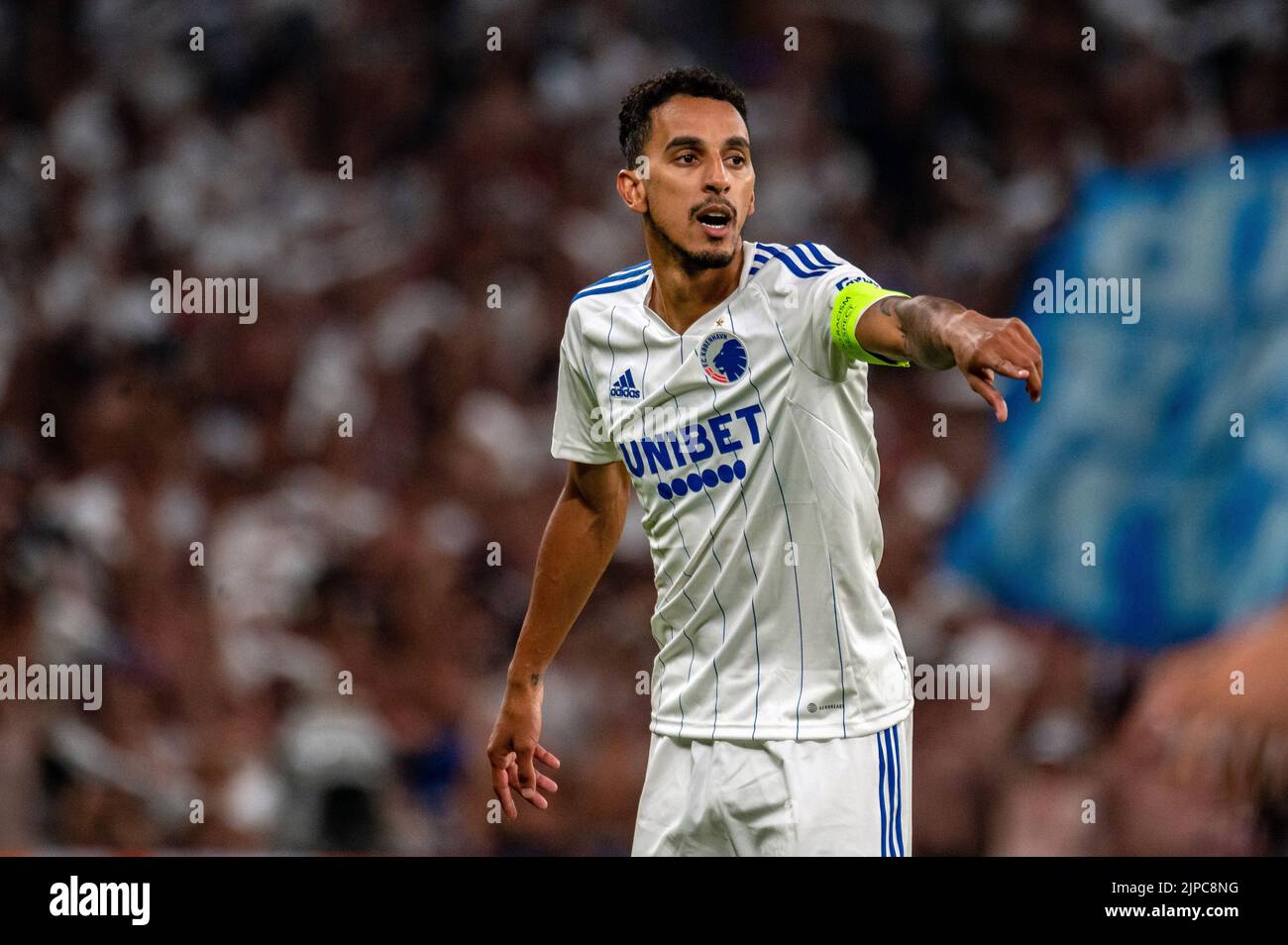 Copenhagen, Denmark. 16th Aug, 2022. Carlos Zeca (10) of FC Copenhagen ...