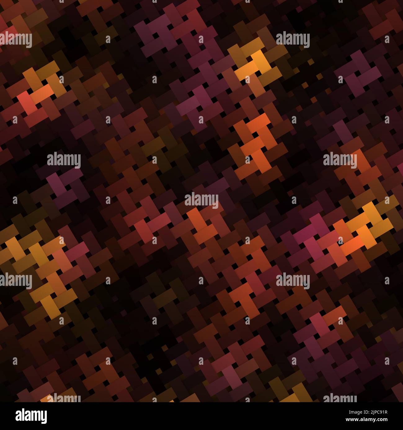 Interlaced fiber checkered surface elements wicker Plastic weave ...