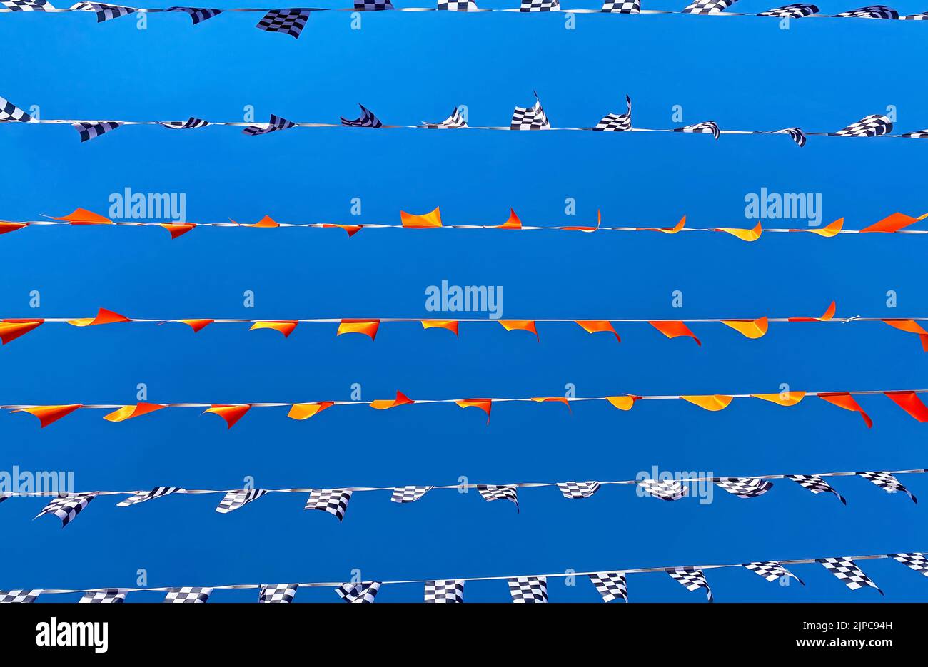 Racing flag pennant sky hi-res stock photography and images - Alamy