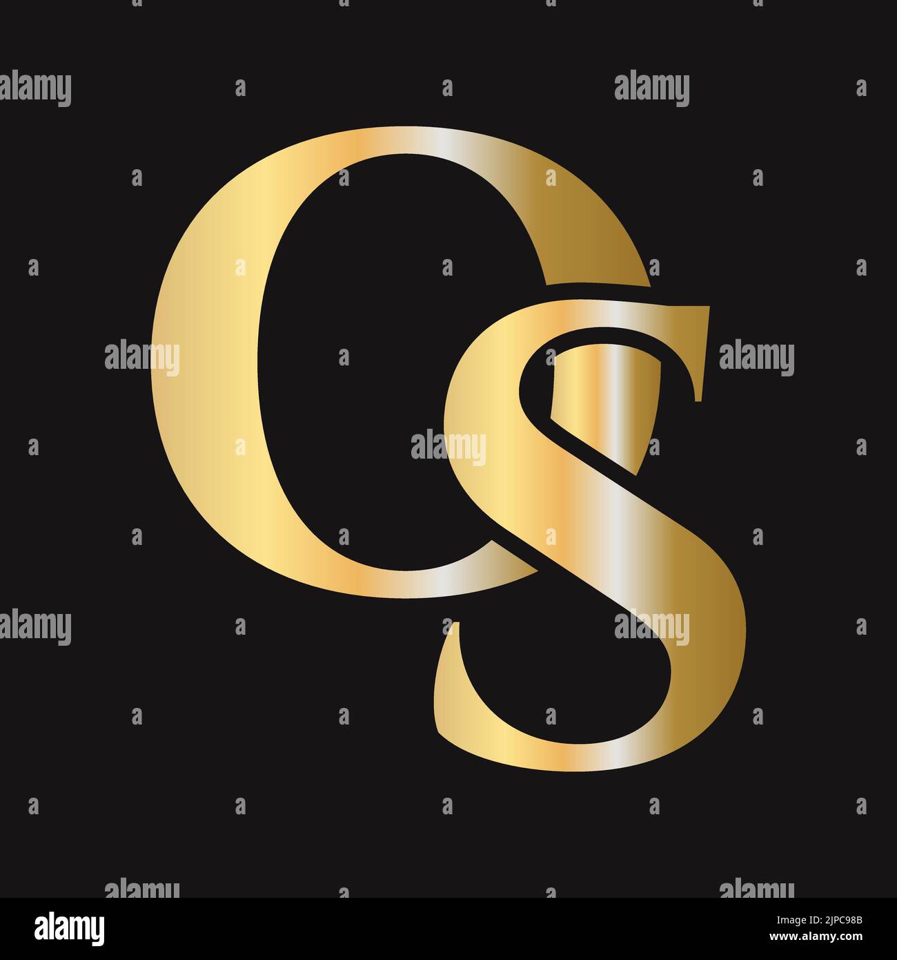 Initial letter OS, SO logo design vector template. Monogram OS logotype ...