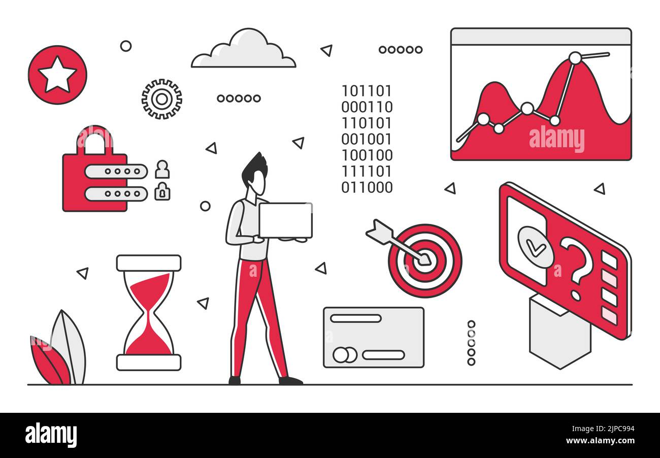 Hi tech digital technology. Automatic systems, computer based ...